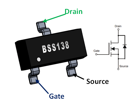 BSS138 MOSFET引脚，数据表，等效和规格 - 乐鱼全站app下载
