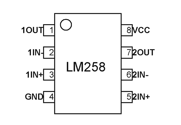 LM258双操作放大器，功能，电路和数据表 - 乐鱼全站app下载