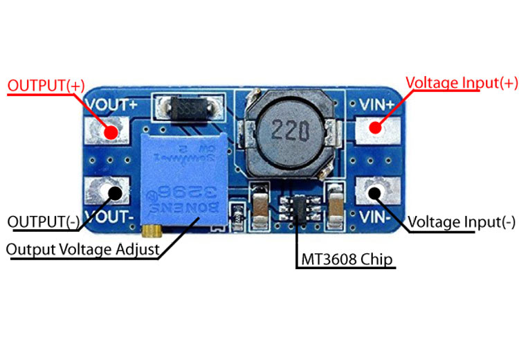 MT3608 2A DC-DC Step Up (Boost) Power Module Pinout, Features, Datasheet - 乐鱼全站app下载