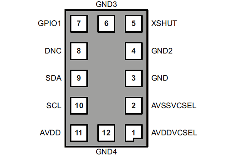 Datash VL53L1飞行时间传感器引出线eet, Features & Circuit - 乐鱼全站app下载