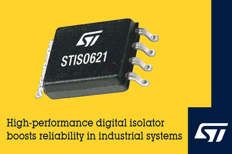 STISO621 Dual-Channel Digital Isolator for Boosting Performance and Reliability in Industrial ...