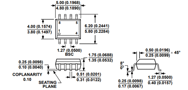 AD620引脚，Datasheet(数据表)11 page - AD620 Pinout - 乐鱼全站app下载