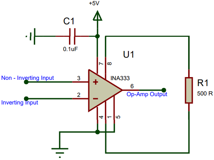 INA333 Instrumentation Amplifier Pinouts, Features, Alternatives ...