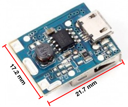 Power Bank Module T6845-C (5V Step-Up Power Module Lithium Battery ...