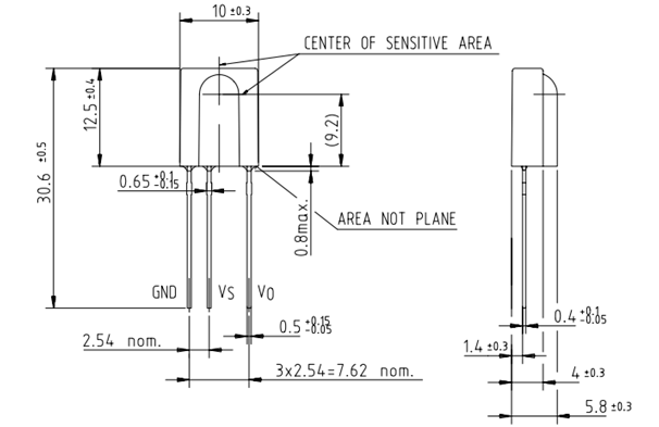 TSOP1738 IR Receiver Pinout, Characteristics, Equivalent & Datasheet ...
